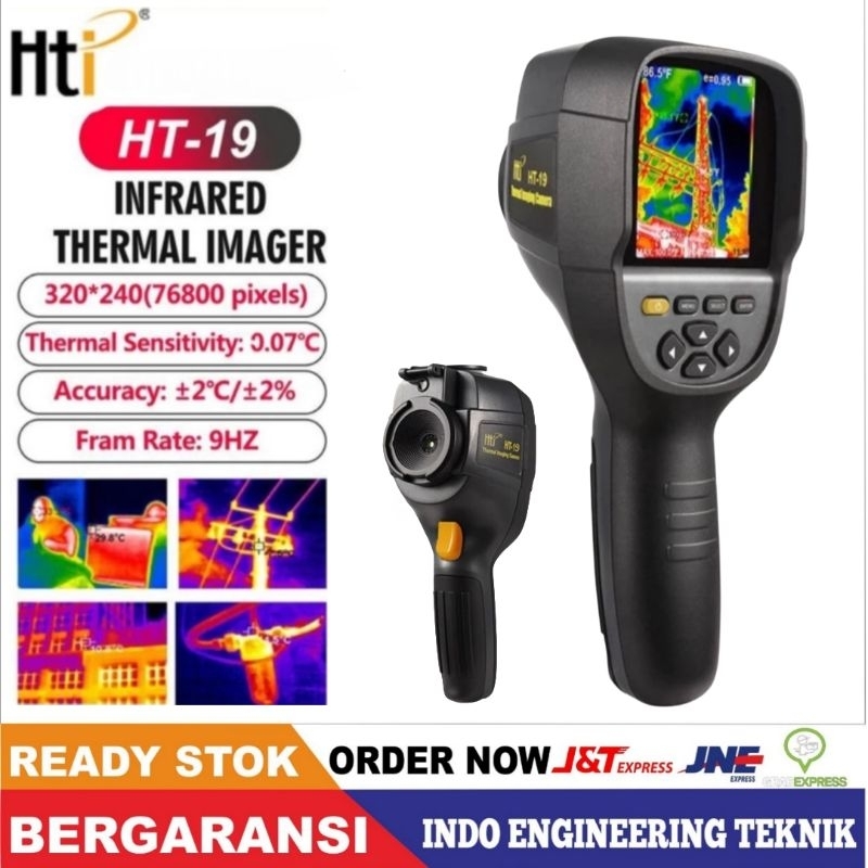 Jual Thermal Camera HT-19 HTI Imager Infrared Thermometer HT19 IR Gun Termo | Shopee Indonesia