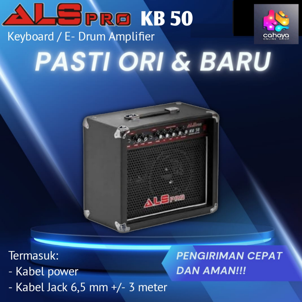 Jual Ampli Drum Elektrik AMpli Keyboard ALS Pro KB 50 Amplifier ...