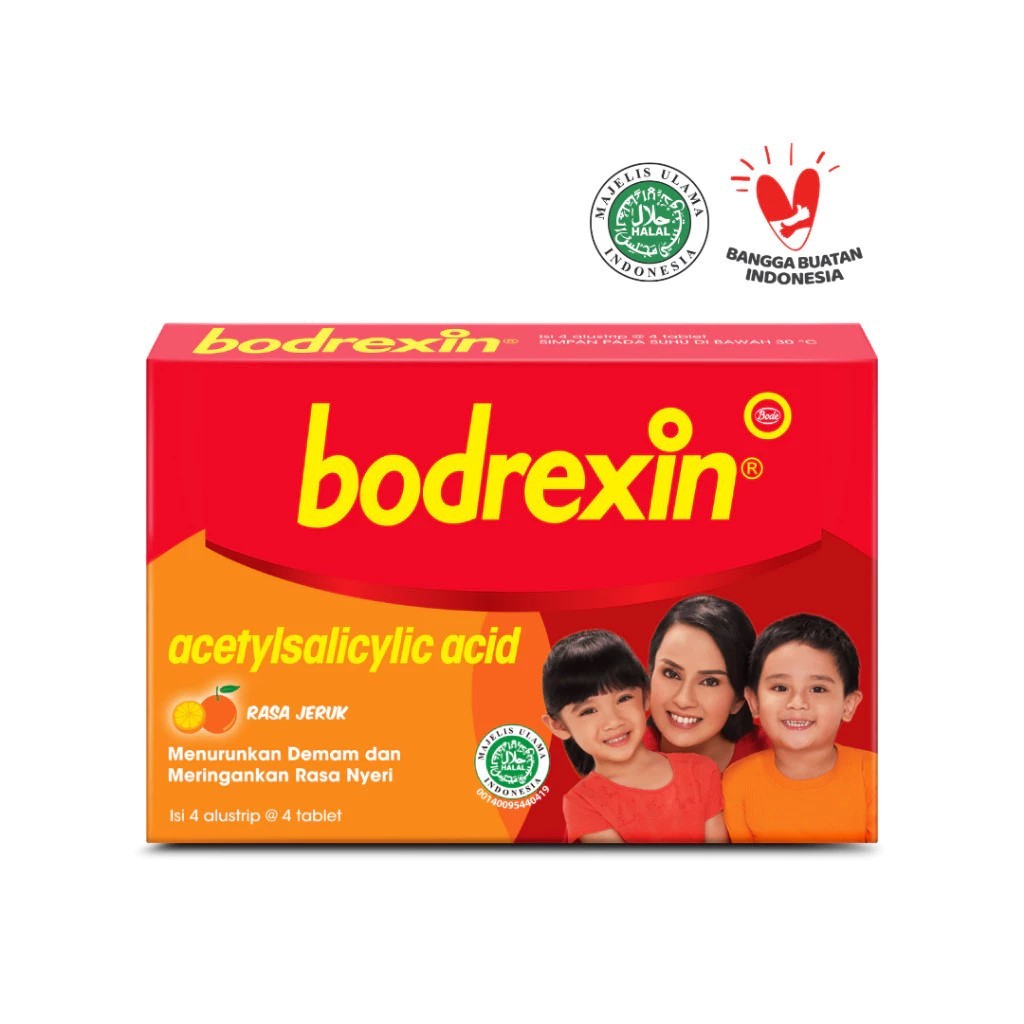 Jual Bodrexin Tablet Strip 4 Tablet - Obat Demam Anak Nyeri Anak Sakit ...