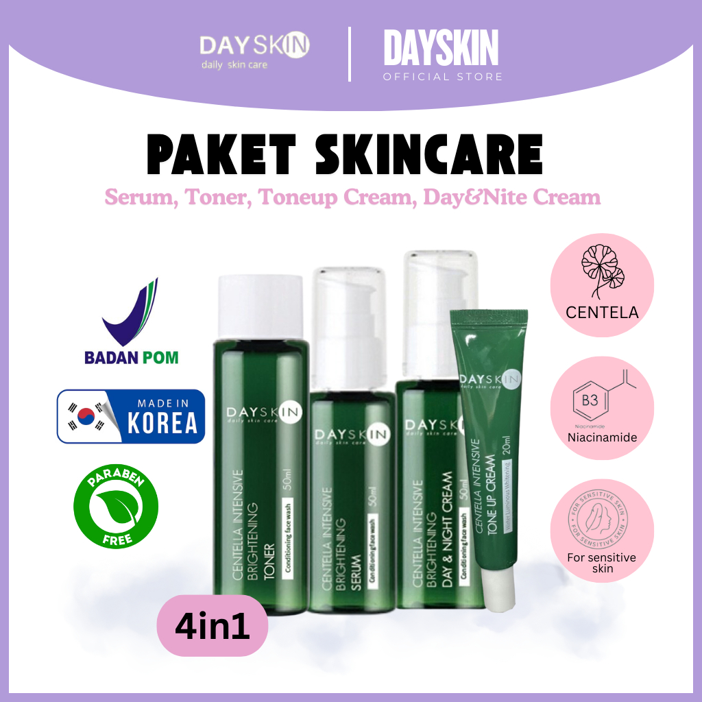 Jual DAYSKIN-4in1 Korean Toner Moisturizer Serum Brightening Kulit ...