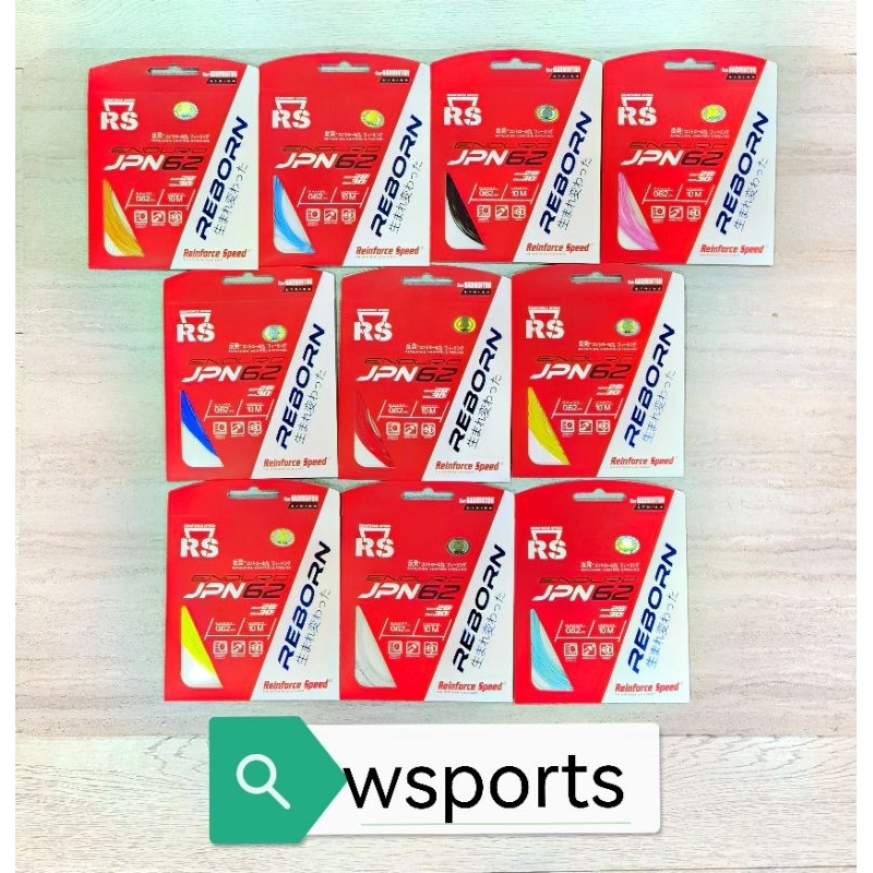 Jual Senar Badminton RS Enduro 62 REBORN JP Original | Shopee Indonesia