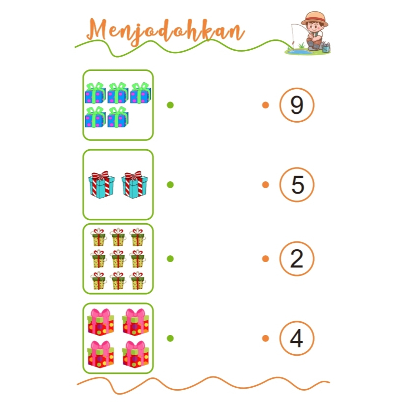 Jual Printable Worksheet Membilang | menghitung Benda | Perbandingan ...