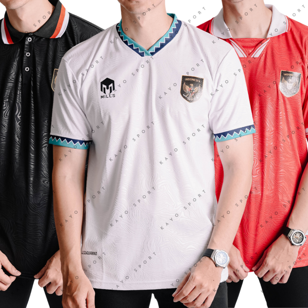 Jual KayoSport Baju Jersey Timnas Indonesia Jersey Mills Lengan Pendek ...