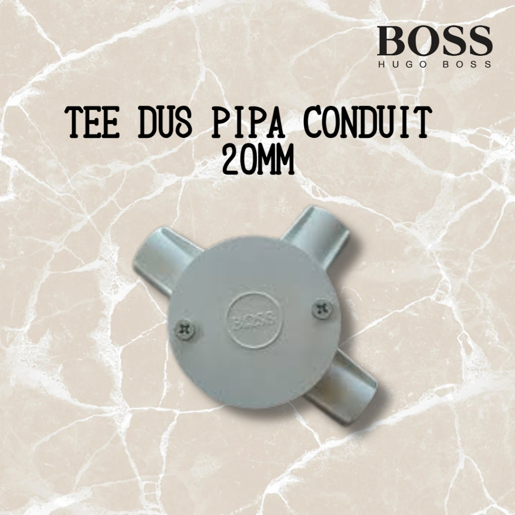 Jual Tee Dus Cabang 3 Boss / Tee Pipa Conduit Cabang Tiga Merk Boss ...
