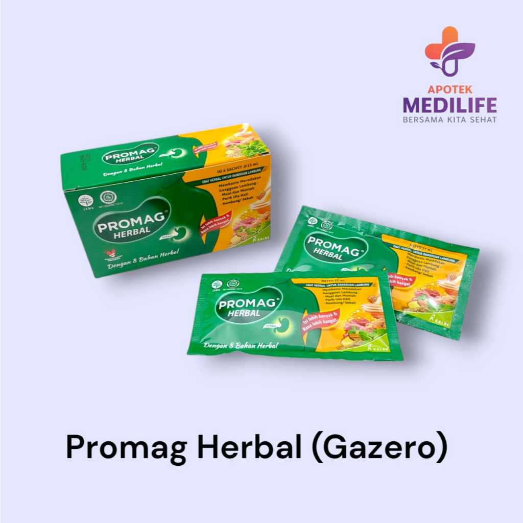 Jual Promag Gazero Herbal 10 mL (Box/Sachet) | Shopee Indonesia