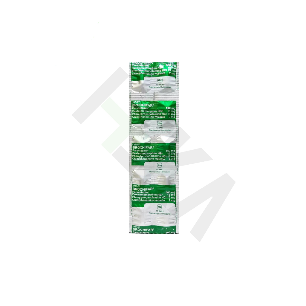 Jual Brochifar Kaplet Strip isi 10 Tablet - Obat Batuk Berdahak ...
