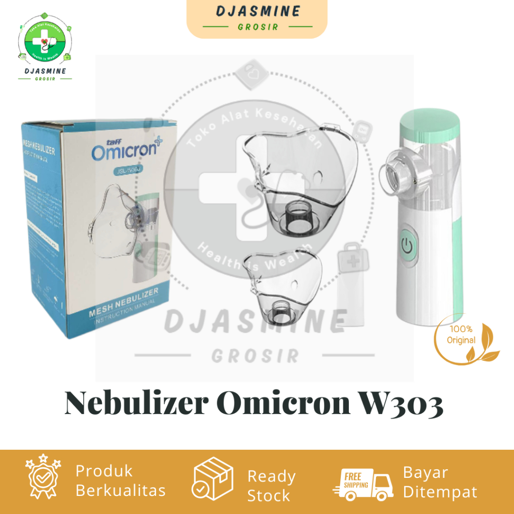 Jual Mesh Nebulizer Portable JLS W303/ Nebulizer Inhaler Atomizer ...