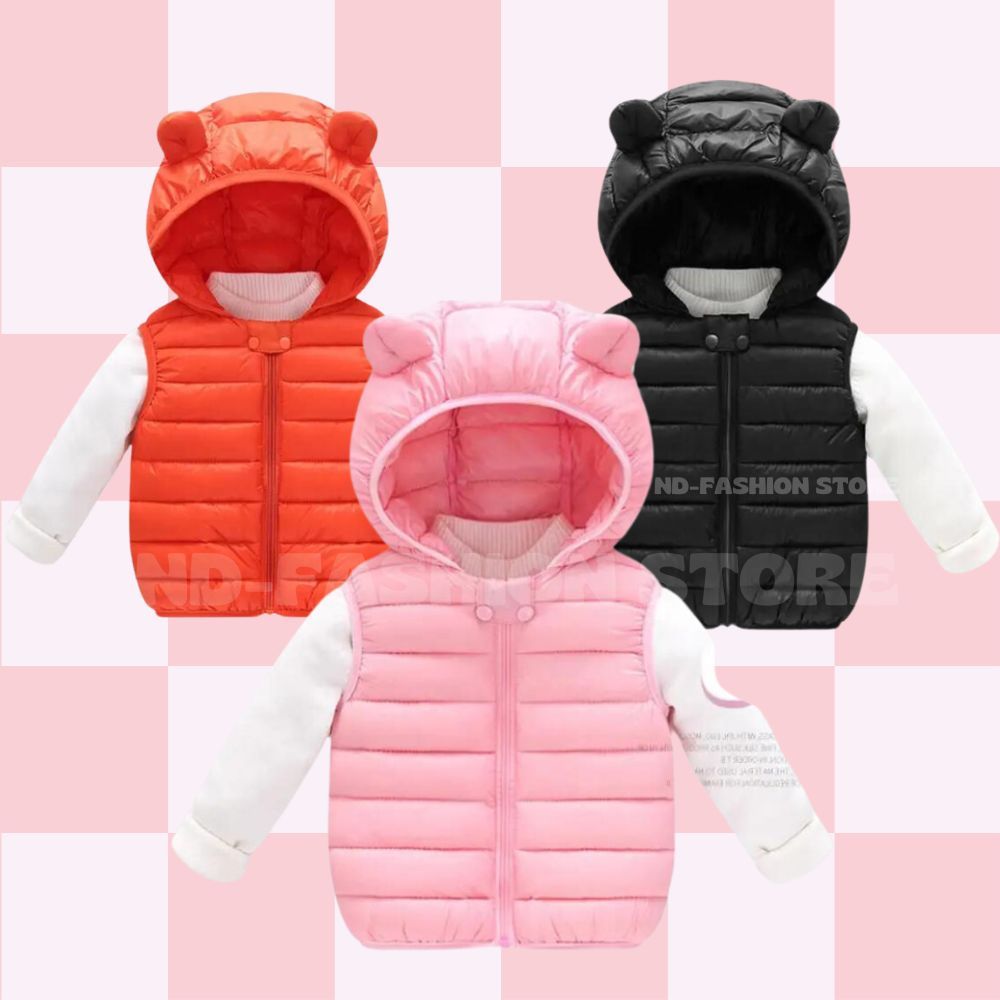 Jual jaket rompi/lekbong anak 1-12 tahun cewek-cowok/jaket rompi anak ...