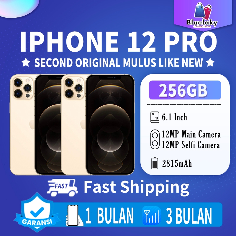 Jual iPhone 12 Pro 256GB Second/Bekas Original 100% INTER 6.1"OLED-Ori Fullset Mulus Like New ...