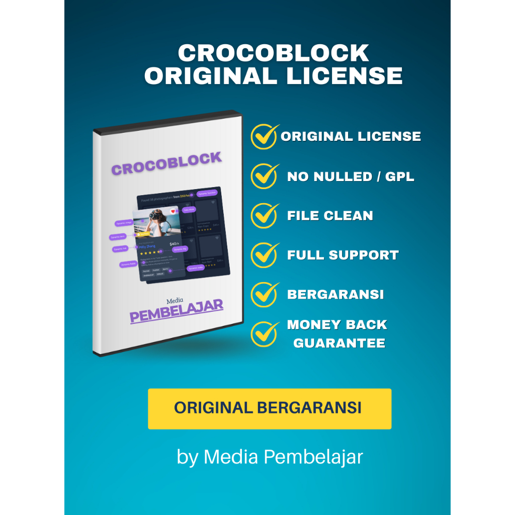 Jual Plugin Jetplugin Crocoblock Original All Inclusive Lifetime Membership Lisensi Asli ...
