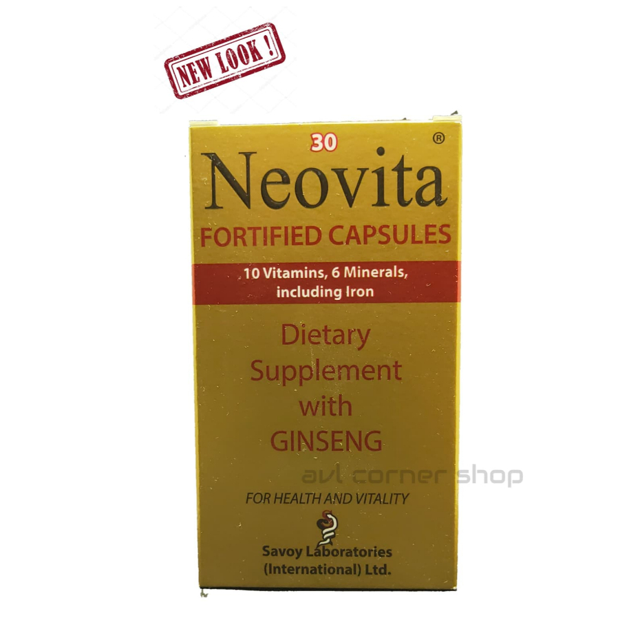 Jual Neovita Dietary Supplement with Ginseng 30 capsules / Mutivitamin ...