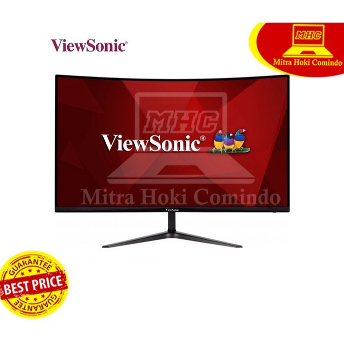 Jual Led Monitor ViewSonic 32 Inch VX3219-PC-MHD 32"/FHD/VA/Curved ...