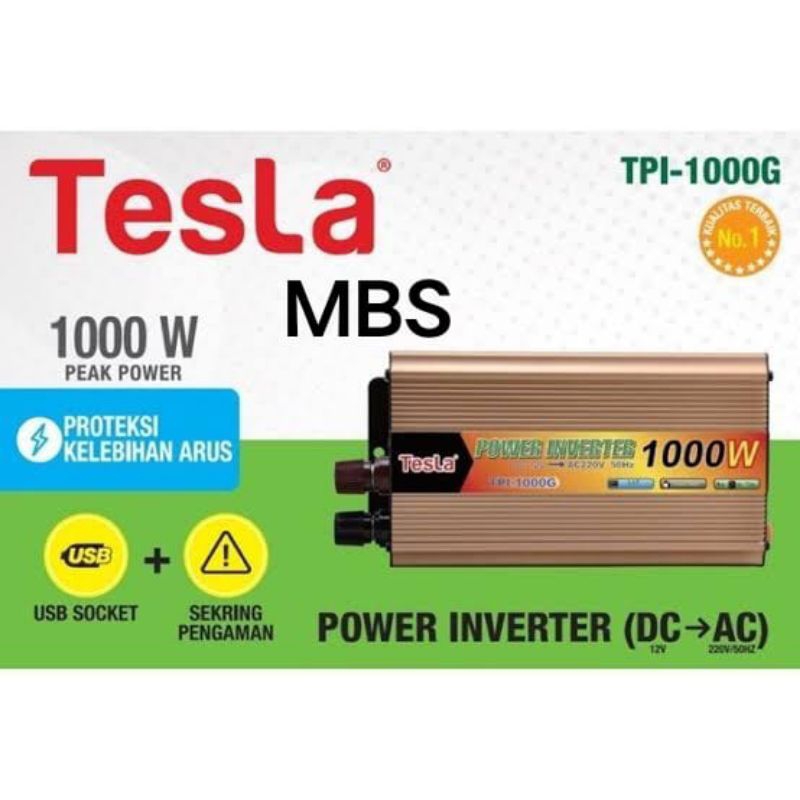 Jual Power Inverter Tesla Dc~Ac 200W/300W/500W/1000W/2000W. | Shopee ...
