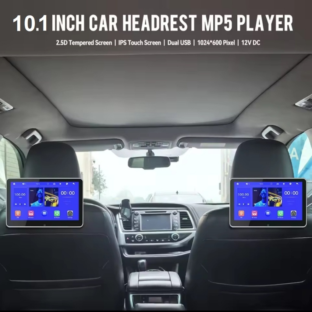 Jual TV Headrest 10.1" MP5 Touch Screen BT. USB. TF. APPLE CARPLAY ...