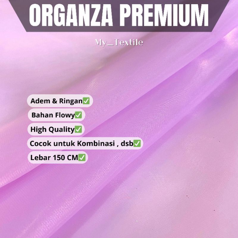 Jual KAIN ORGANZA // KAIN KACA // ORGANDY KAIN / KAIN ORGANDI ORGANDHI ...