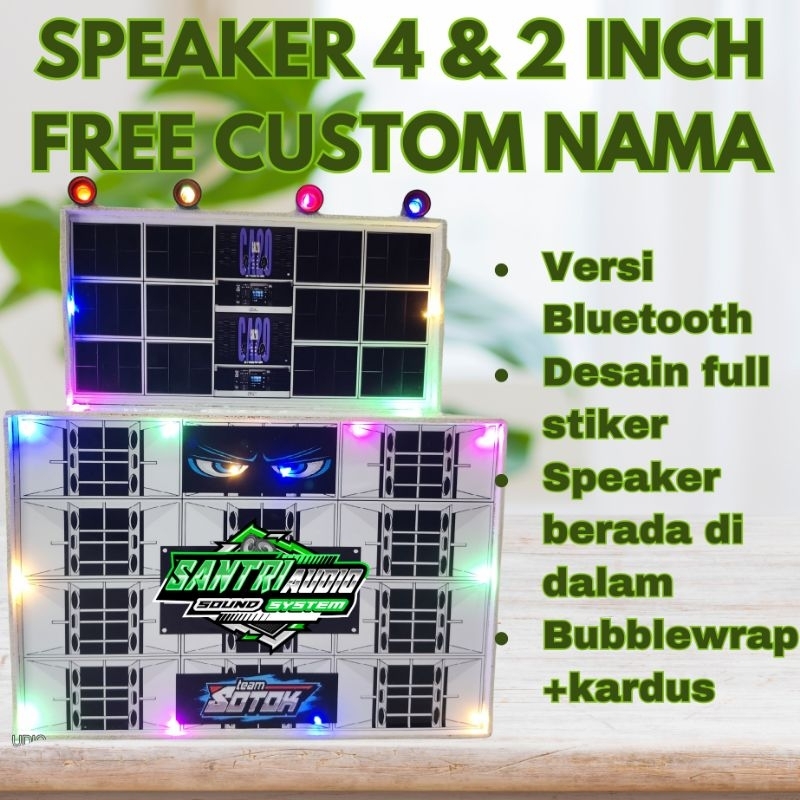 Jual 2.2 SOUND MINIATUR VERSI BLUETOOTH FULL LAMPU TERBAIK KADO ANAK ...