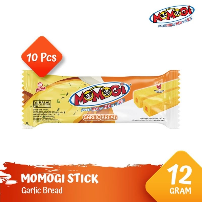 Jual Momogi Rasa Garlic Bread isi 10 Bungkus / Kotak | Shopee Indonesia