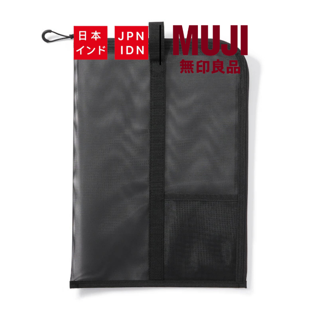 Jual [Pre Order] MUJI - Nylon mesh vertical document case with dividers ...