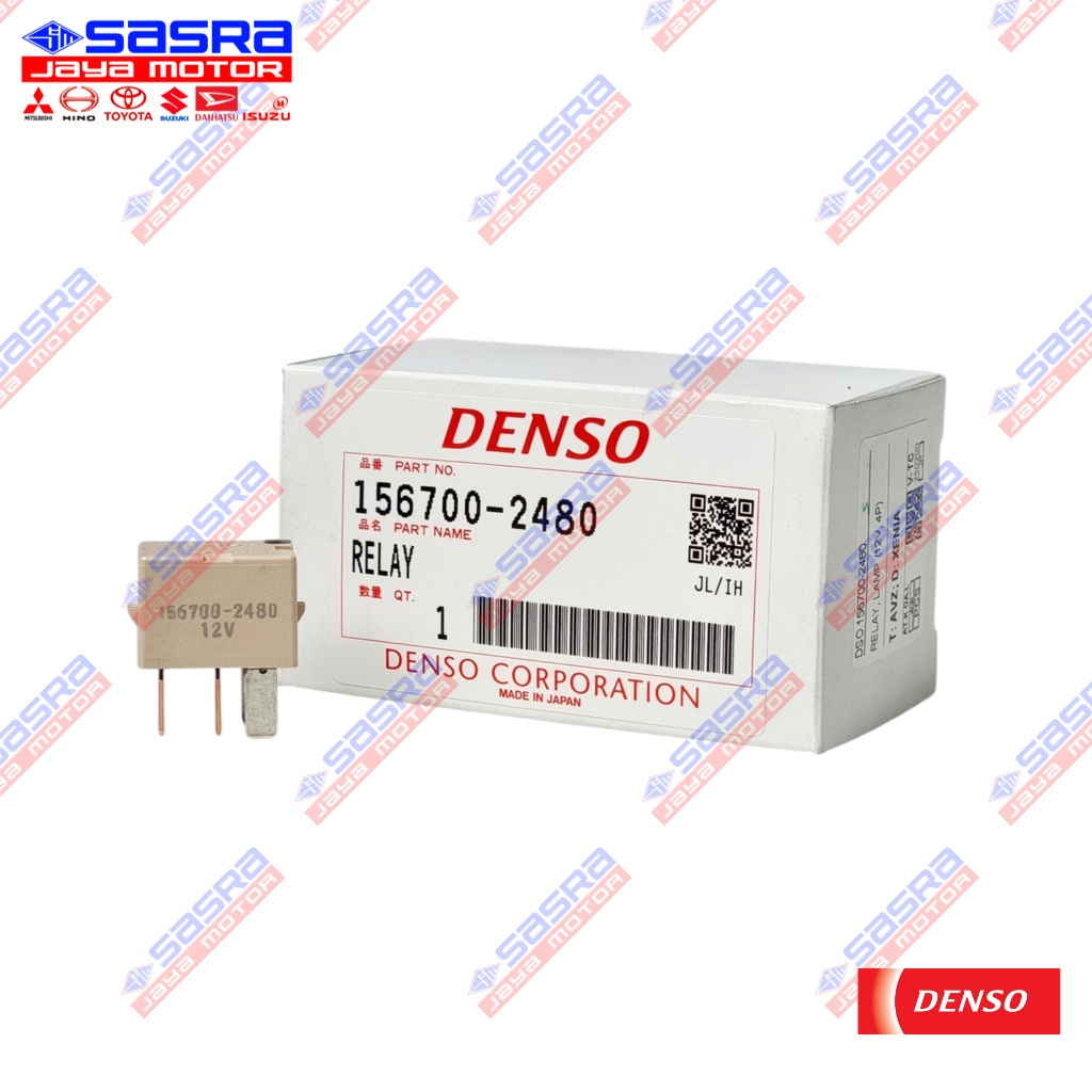 Jual Relay AVANZA K.4 12V 156700-2480 -DENSO ORI Made in Japan DSO ...