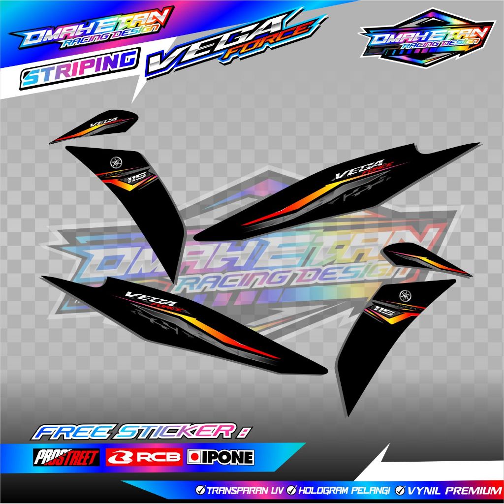 Jual STRIPING VARIASI YAMAHA VEGA FORCE / STICKER LIST VARIASI MOTOR ...