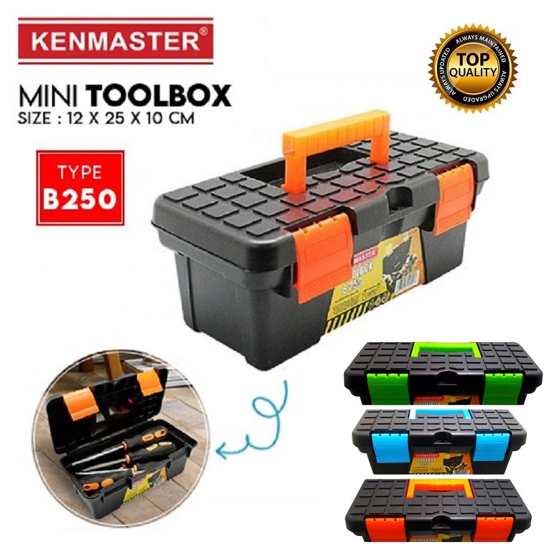 Jual TOOL BOX KENMASTER MINI B 250 TOOLBOX TOOLKIT KOTAK PERKAKAS KIT ...