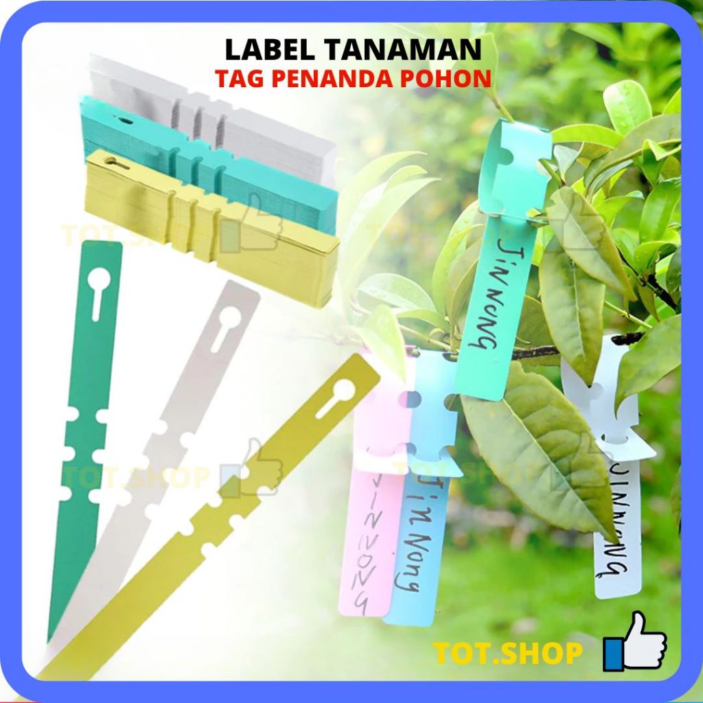 Jual [1-PCS] Model Kotak Tag Label Penanda Tanaman Label Pohon Waterproof Papan Nama Tanaman ...