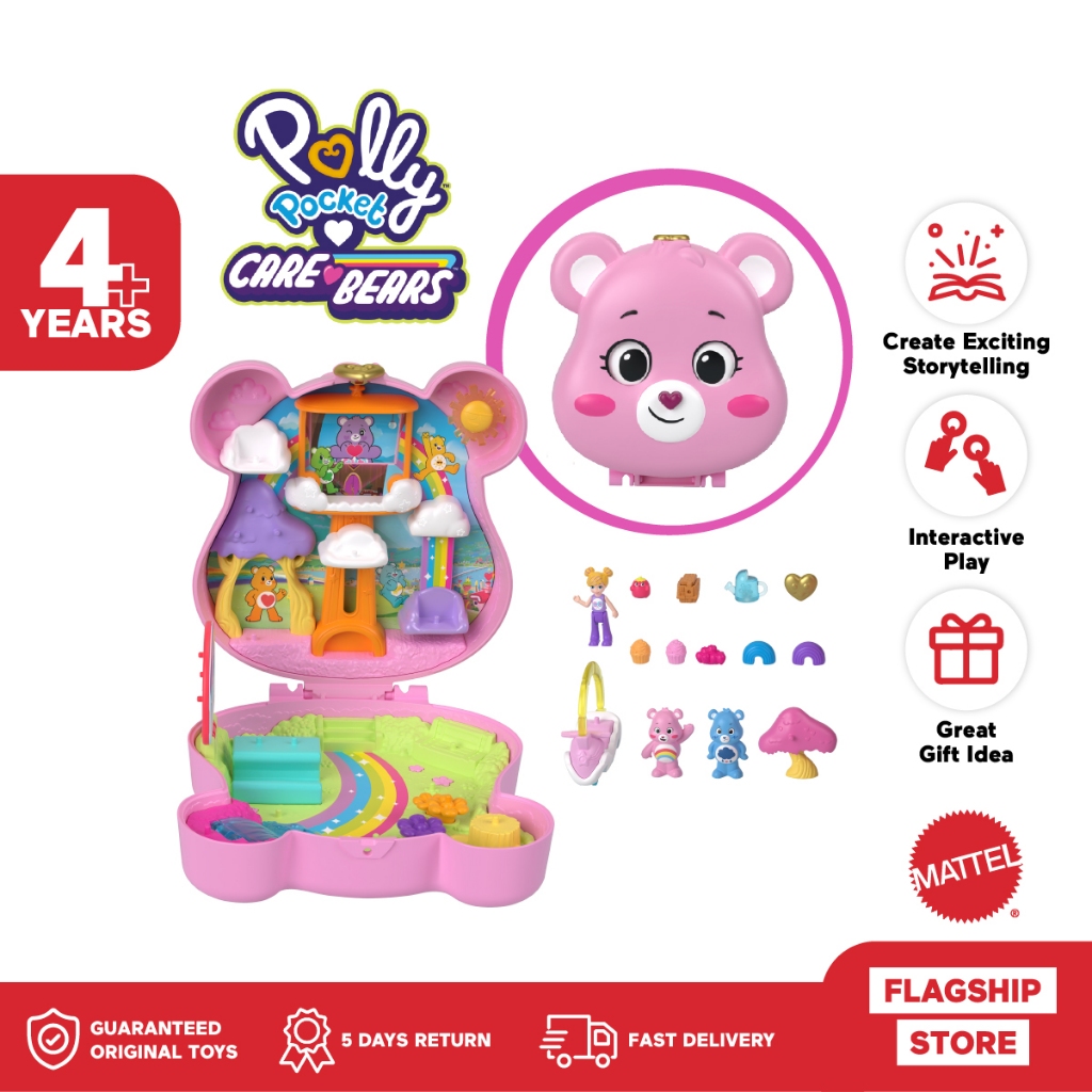 Jual Polly Pocket X Care Bears Dolls & Playset - Mainan Boneka Anak ...