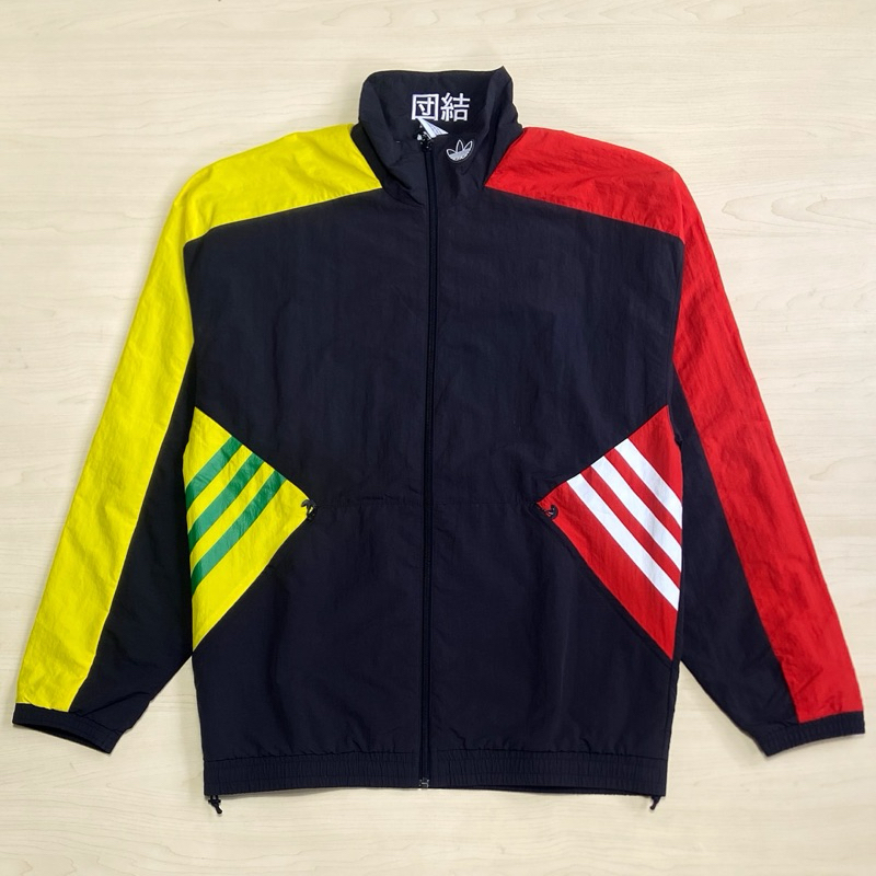 Jual Coach Jacket Adidas colourway 3foil Outline | Shopee Indonesia