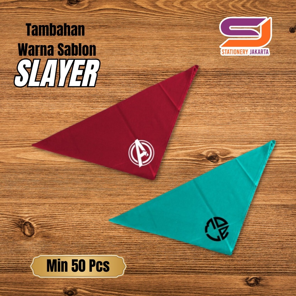 Jual TAMBAHAN SABLON WARNA KHUSUS SLAYER | Shopee Indonesia