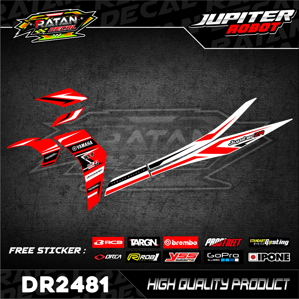 Jual STRIPPING STICKER YAMAHA JUPITER Z ROBOT HIGH QUALITY | Shopee ...
