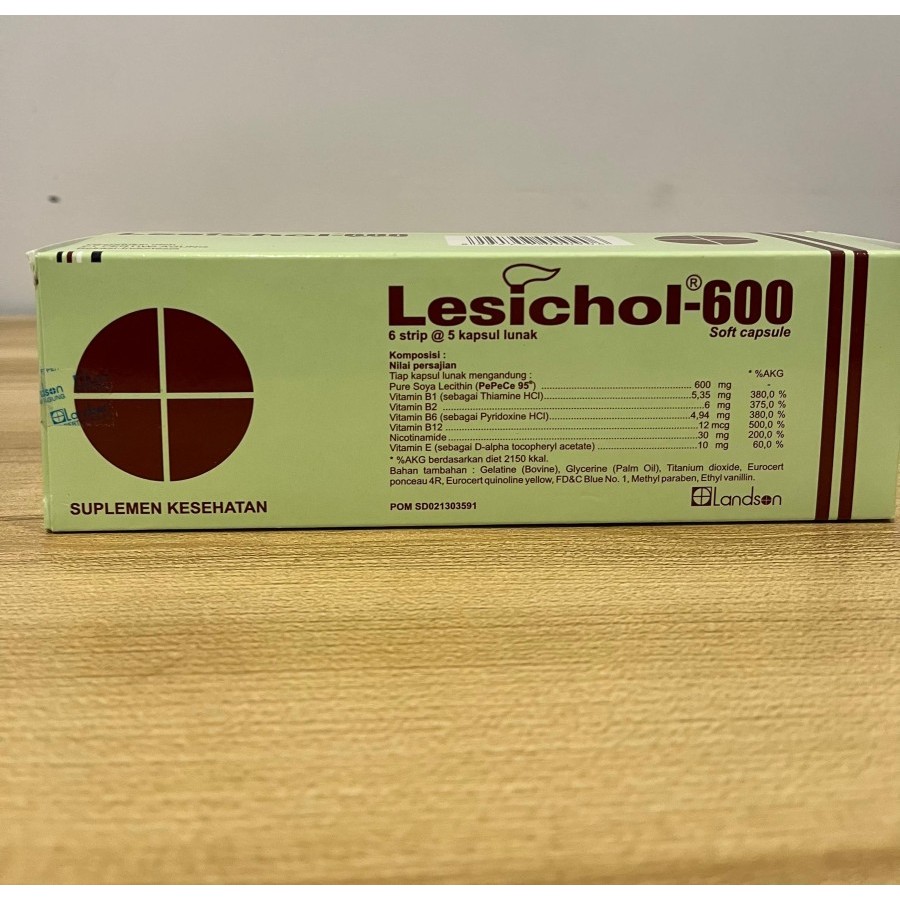 Jual Lesichol 600, 1 box 30 Kapsul | Shopee Indonesia