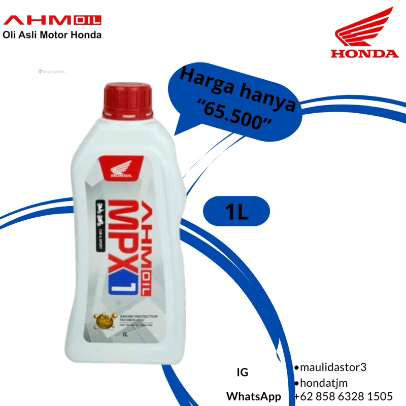 Jual AHM OLI MPX 1 | Shopee Indonesia