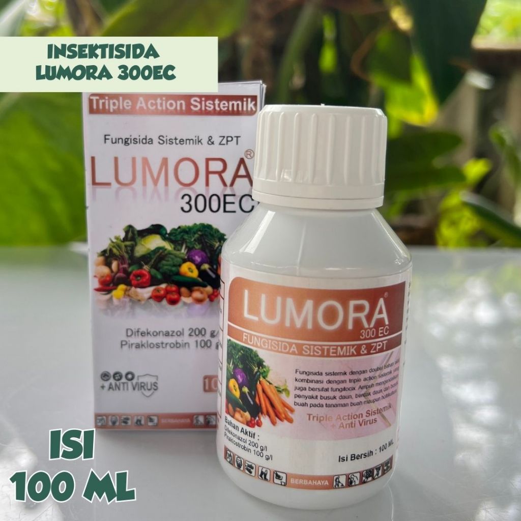 Jual LUMORA 300EC Fungisida Triple Action Mengendalikan Busuk Daun Dan ...