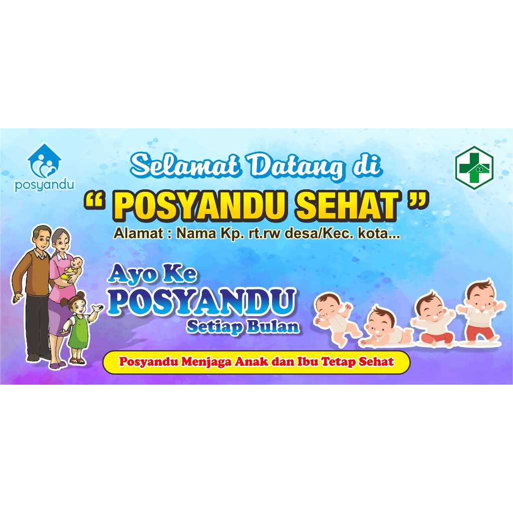 Jual Spanduk Banner Posyandu Selamat Datang | Shopee Indonesia