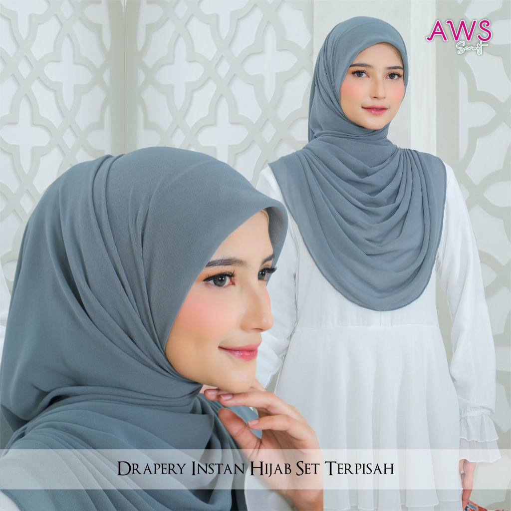 Jual DRAPERY INSTAN HIJAB SET /HIJAB DRAPERY WEDDING & NON WEDDING ...
