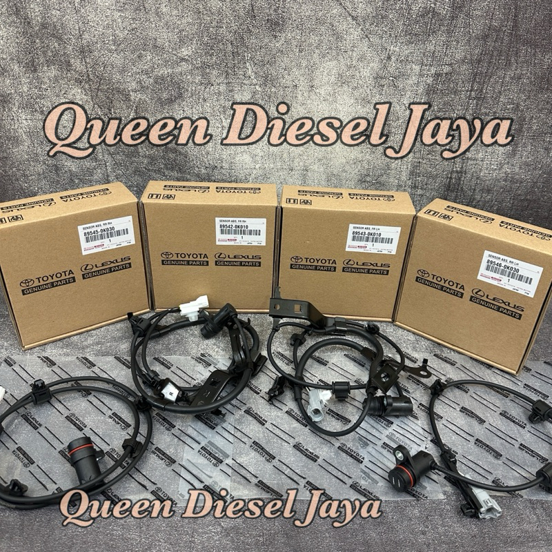 Jual ABS Speed Sensor RR & FRT / Sensor ABS Set Depan & Belakang Innova ...