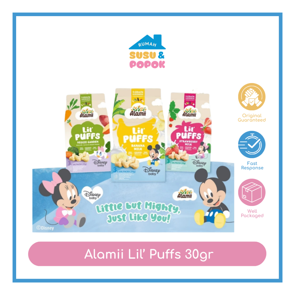 Jual Alamii Lil' Puffs Disney Edition 30gr | Shopee Indonesia