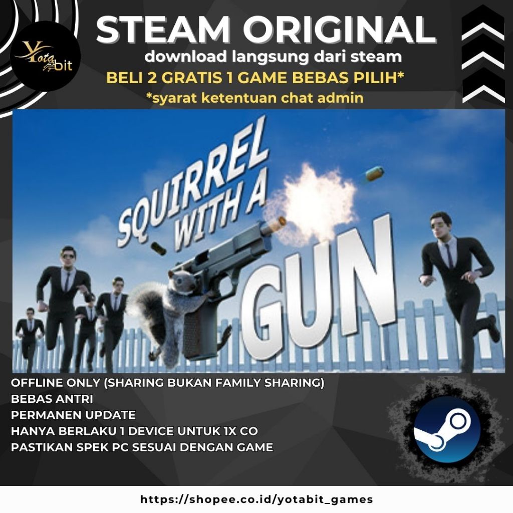Jual Squirrel with a Gun PC Sharing Original Offline | Shopee Indonesia