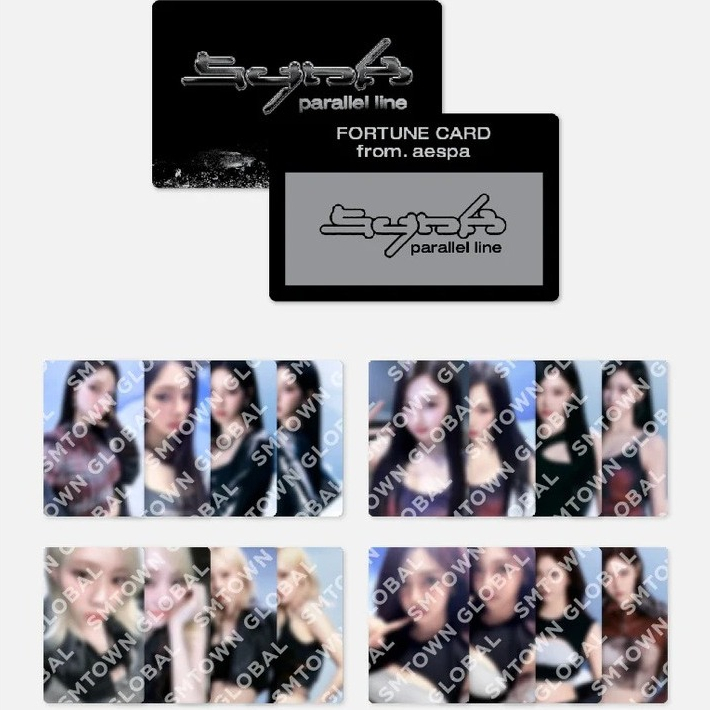 Jual AESPA - SYNK : PARALLEL LINE MD FORTUNE SCRATCH CARD SET | Shopee ...