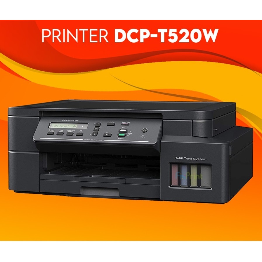 Jual Printer Brother T520 DCP-T520W Wireless Print Scan Copy All in One ...