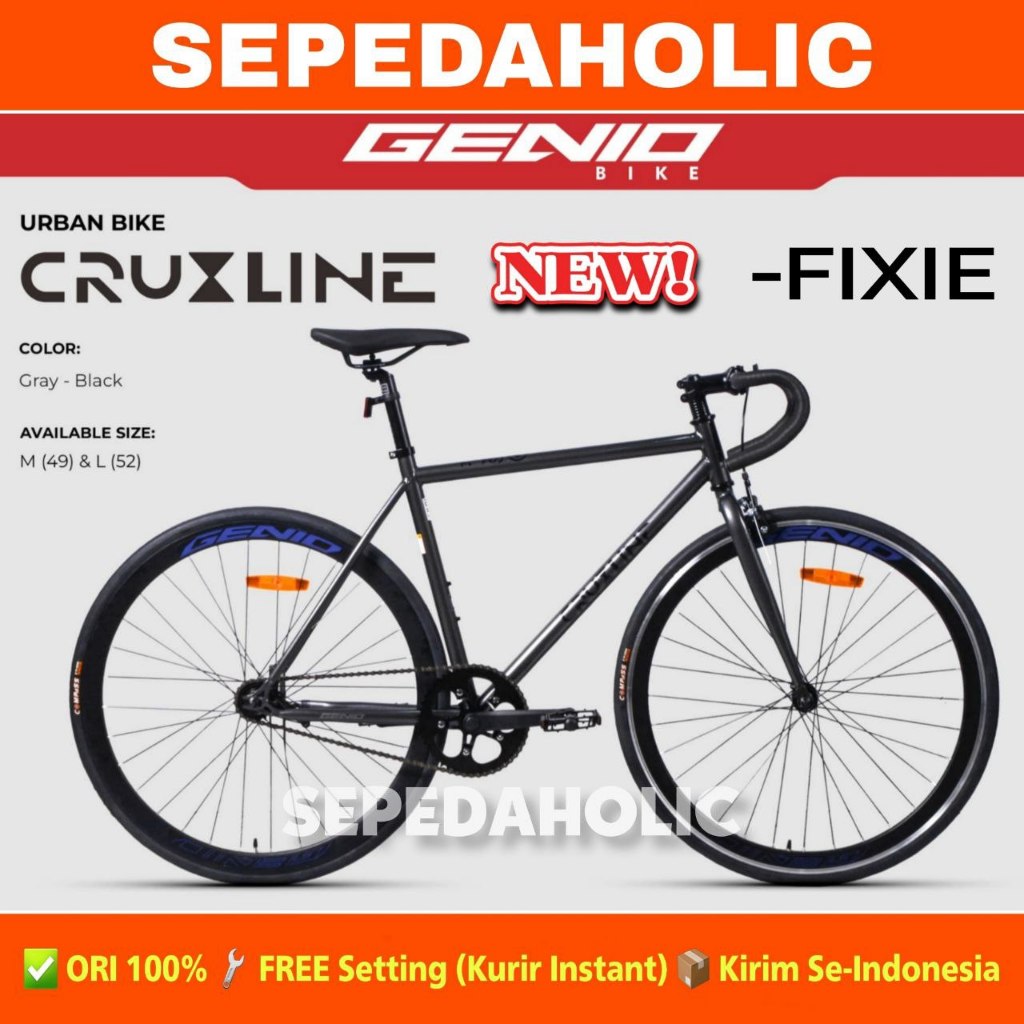 Jual Sepeda Fixie UNITED CRUXLINE 700C | Shopee Indonesia