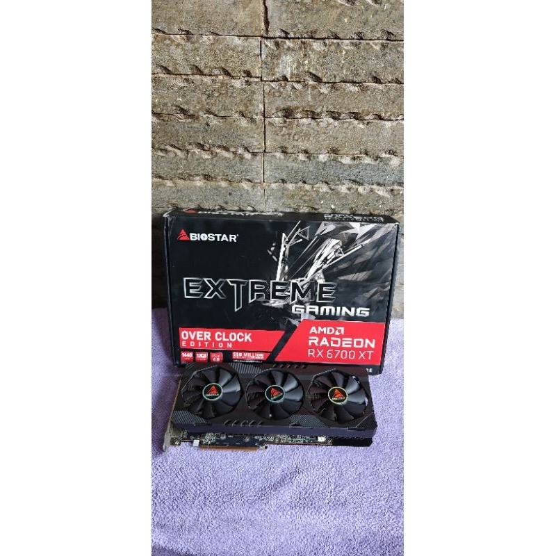 Jual BIOSTAR AMD RADEON RX 6700XT Second/Seken 6700 XT | Shopee Indonesia