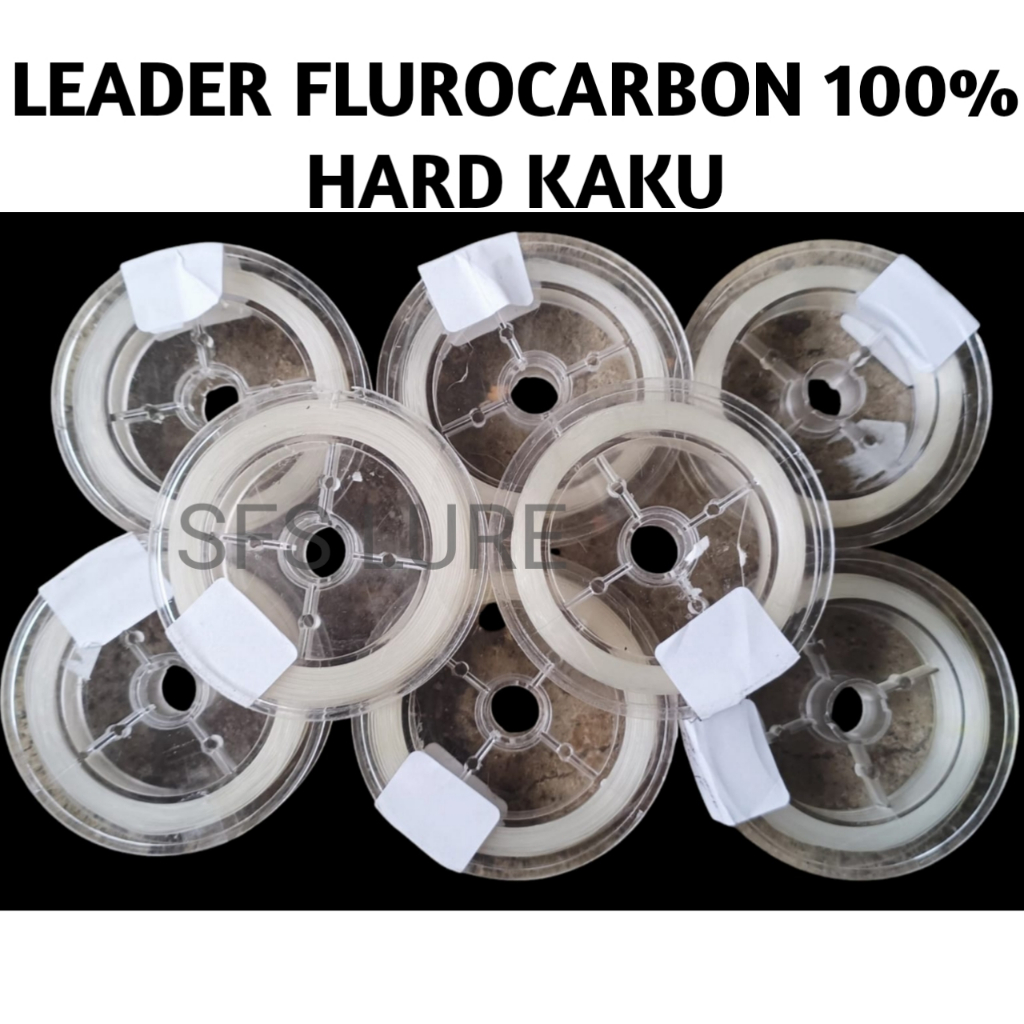 Jual Leader flurocarbon 100% hard shock leader original flurocarbon ...