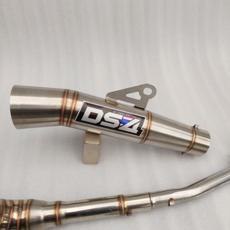 Jual DS4 MUFFLER SUPER OPEN PIPE 51MM CANISTER TUBE TYPE 1set for xrm ...