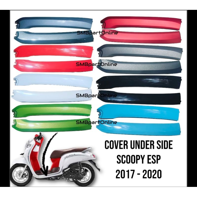 Jual CUS K93 cover under side dek samping bawah kanan dan kiri scoopy ...