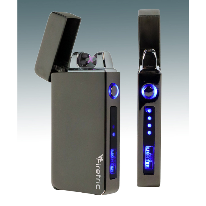 Jual Korek Api Elektrik Slim Pulse Plasma Cross Double Arc Lighter Usb ...