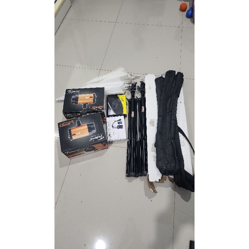 Jual Lampu Flash Studio Paket Lighting Tronic Lead Eco Set Kit Murah ...