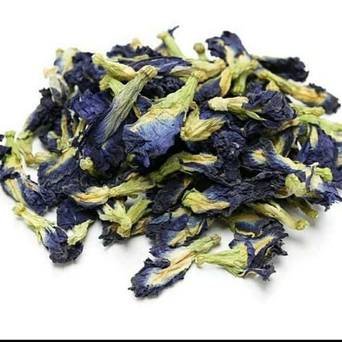 Jual HS Teh Biru Bunga Telang / Blue Butterfly Pea Flower Tea Pure Teh ...