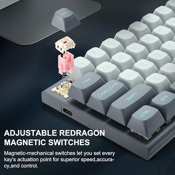 Jual EYOOSO HZ-61 / HZ61 RGB E-YOOSO GAMING KEYBOARD MAGNETIC SWITCH ...