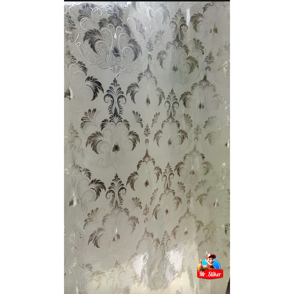 Jual Fluted Stiker Kaca / Stiker Sandblast Motif Gs 0303 AK (1PCS DAPAT ...